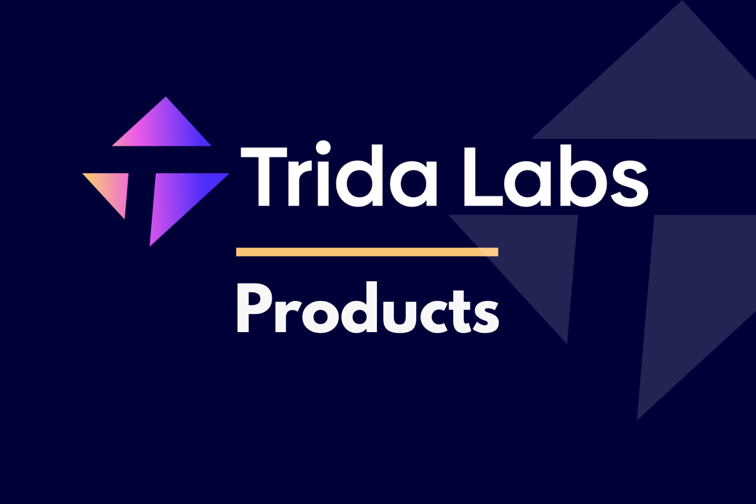 Products | TridaPad & AgentSQL by Trida Labs